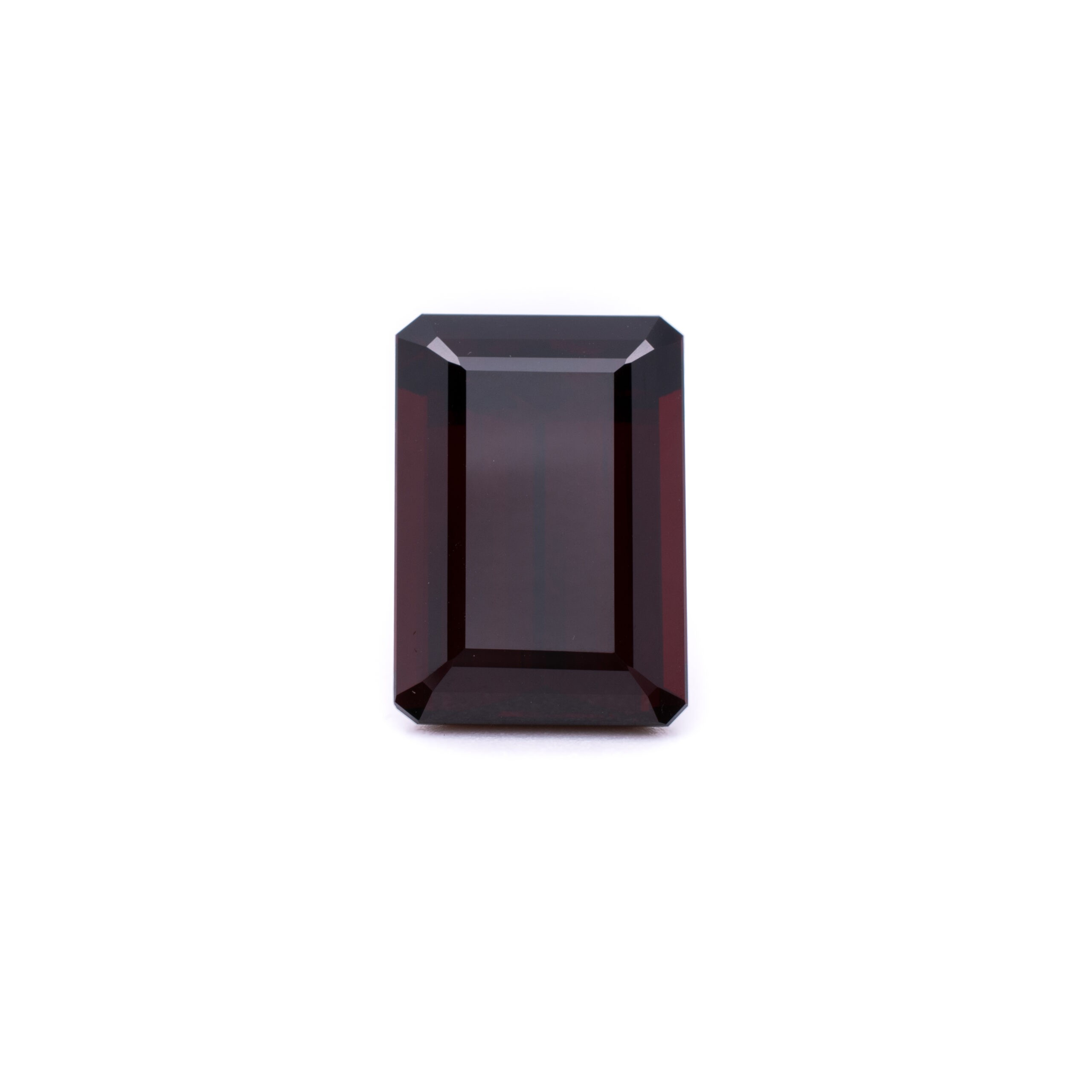 23x16mm Step Cut Emerald Shape Red Garnet - Puvah